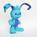 1989 Kenner Grabbit Rabbit Grover Policeman Blue Bunny