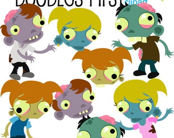 Unique zombie clip art related items | Etsy