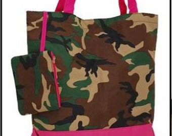 Popular items for camo tote bag on Etsy