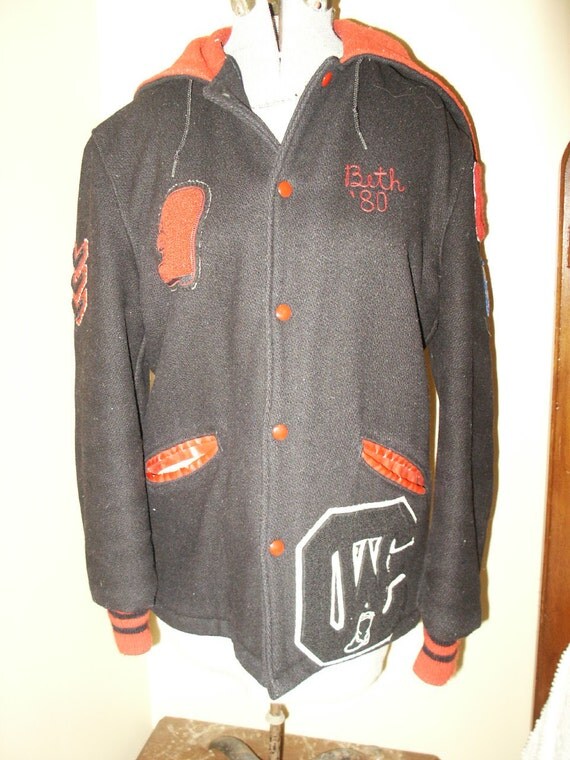 Vtg Delong Majorette Lettermans Jacket West By Thenfornow On Etsy