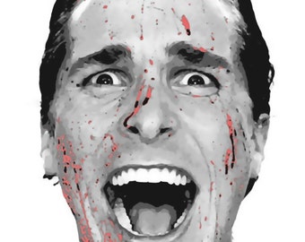 American psycho art | Etsy