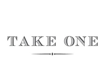 Popular items for take one sign on Etsy