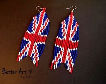 Popular items for brick stitch earrings on Etsy