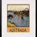 Australia Art Vintage Travel Poster Print Home Wall Decor