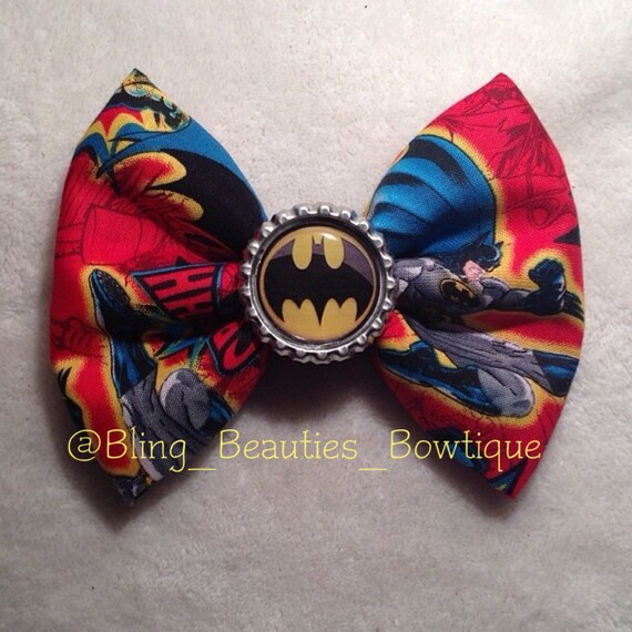 Items similar to Batman Bow on Etsy