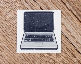 Unique laptop stickers related items | Etsy