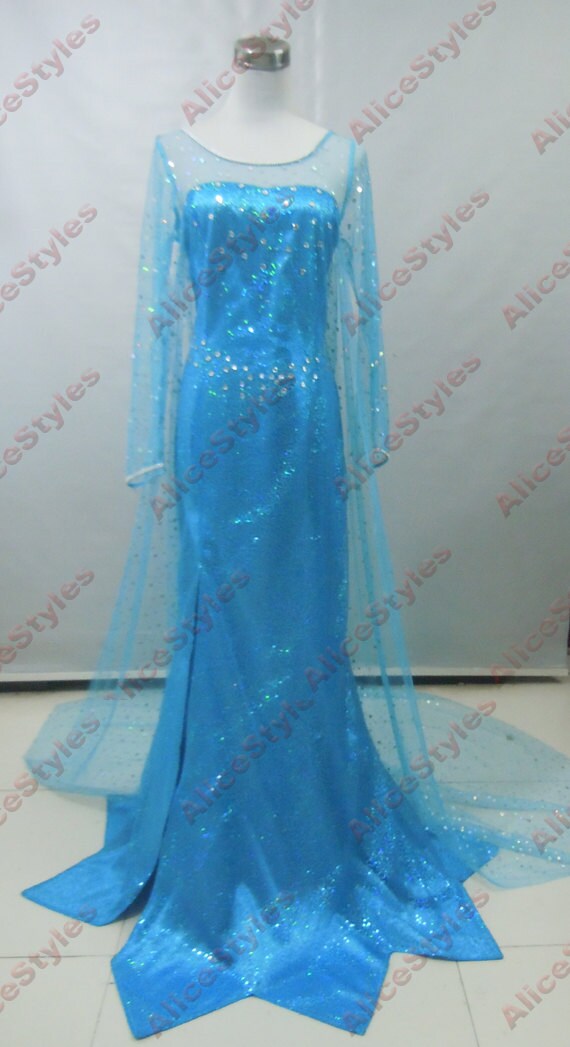Handcrafted Disney Elsa Dress Queen Elsa Dress by AliceStyles