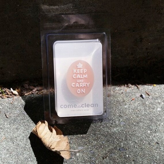 Items similar to Come Clean Keep Calm Moisturizing Soaps on Etsy