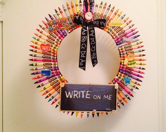 Crayon Wreath
