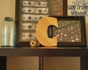 Wooden letter c | Etsy