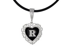 Unique letter r necklace related items | Etsy