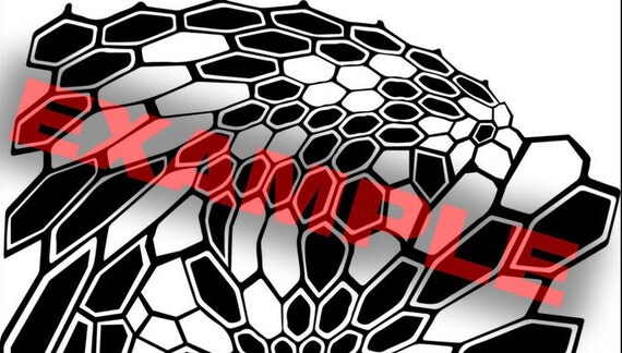 Kryptek Stencil Designs