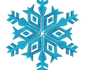 ELSA's SNOWFLAKE Frozen Embroidery Design - ice winter machine embroidery