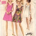 Simplicity 7671 Mini A-line Dress with Tie Shoulders circa