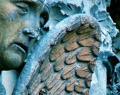 Items similar to Odd Angel Sculpture Head Face Weird Sad Concerned ...