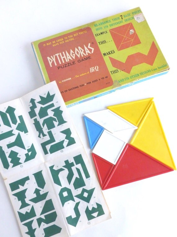 Pythagoras Puzzle Game by Kohner Shapes Design Geometry