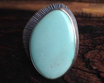 Popular items for large turquoise ring on Etsy