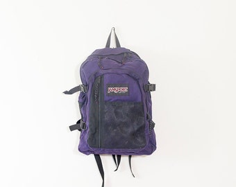 Purple Jansport Backpack // Made in USA