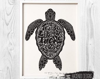 Turtle shell art | Etsy