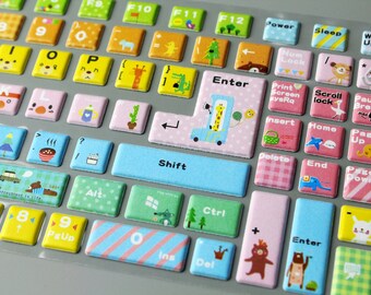 Popular items for autocollants pour clavier on Etsy
