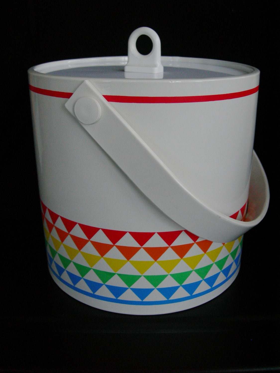 Classic Serving Bar ware Party Vintage Retro Flashback Ice Bucket Mod ...