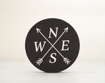 Popular items for wood compass on Etsy