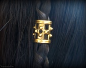 Dwarvish beard beads and hair beads by Dwarvendom on Etsy