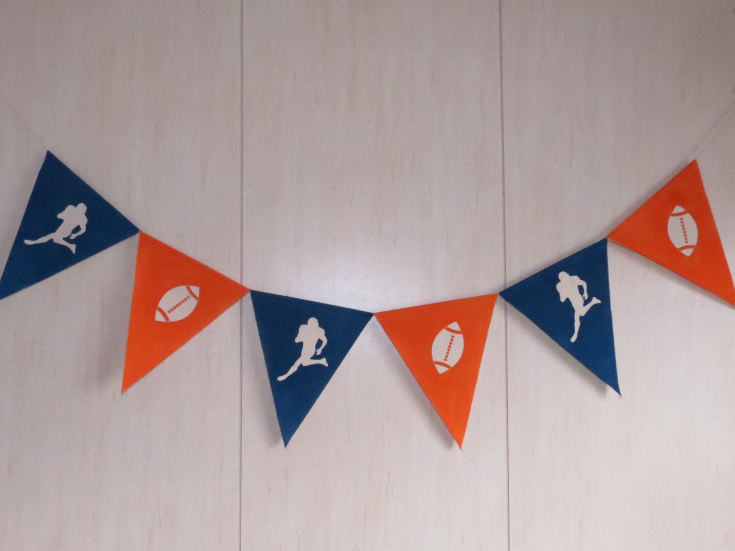 Football birthday banner football party by ThePartyOrchard on Etsy