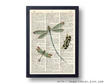 Unique insect wall art related items | Etsy