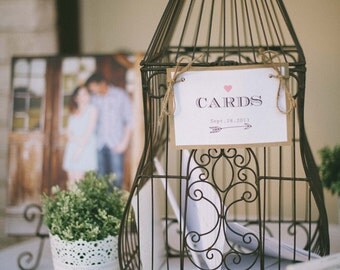 Popular items for cards box sign on Etsy