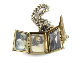 Popular items for multi photo locket on Etsy