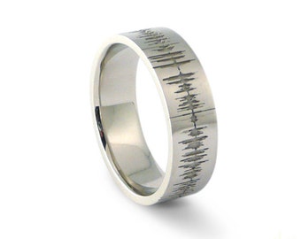 Soundwave ring | Etsy