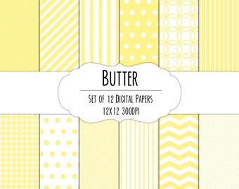 Baby Girl Digital Scrapbook Paper 12x12 Pack Set by AScrapOfTime