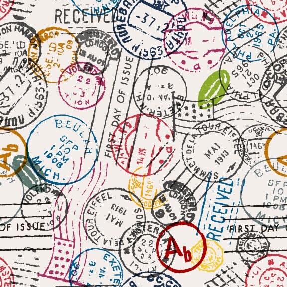 The Postal Service Removable Wallpaper 8 Feet by WallsNeedLove