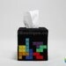 Tetris Arcade Game Inspired Tissue Box Cover
