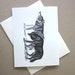 Wolf Wolves Stationery Note Cards Set of 10 with Matching
