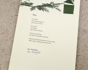 Poetry broadside | Etsy