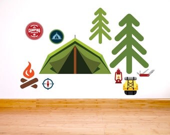 Popular items for camping decal on Etsy