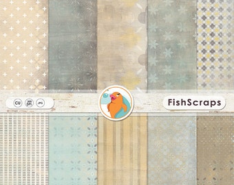 Nautical Digital Paper Anchor Pattern Summer by FishScraps on Etsy
