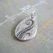 Fiddleheads Artisan PMC Jewelry Fine Silver Fern by SilverWishes