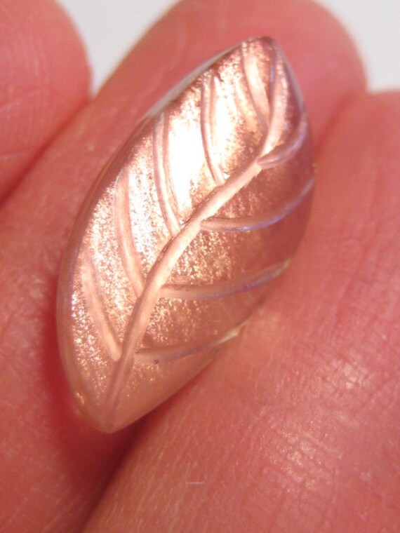 Oregon Sunstone free form leaf carving ........ by creativecabs