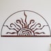 Rustic Sun Indoor/Outdoor Wall Decor 30 recycled steel