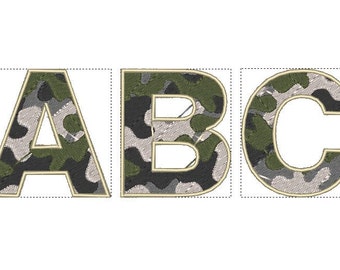 Camo alphabet | Etsy