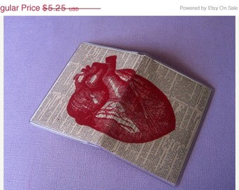 Fall Sale Card Case Wallet- Human Heart Anatomy