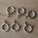 Qty 25 Sterling Silver spring ring clasps 6mm Wholesale