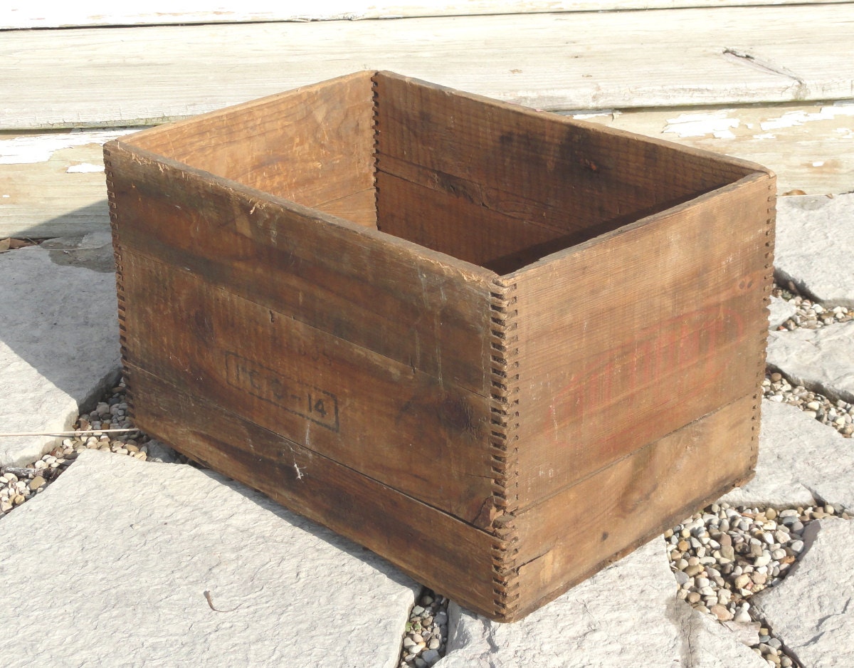Vintage Wood Dynamite Crate – Dupont Explosives 50 Lb – Haute Juice