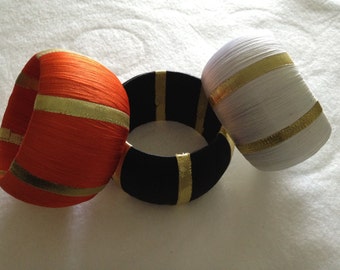 Fabric bangle | Etsy