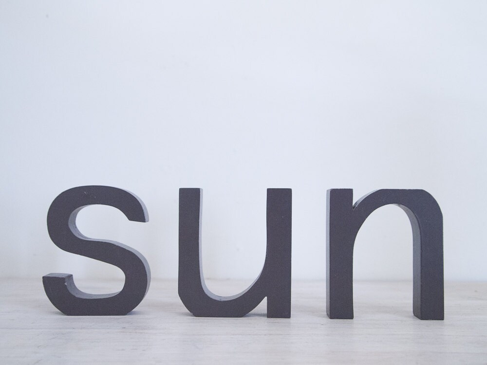vintage wooden grey alphabet letters – Haute Juice