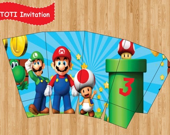Mario popcorn box | Etsy