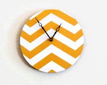 Popular items for chevron wall clock on Etsy